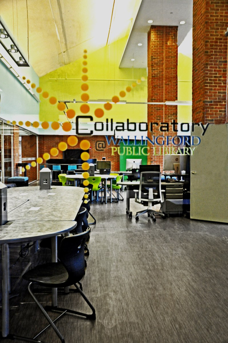 OPEN-Wallingford Public Library’s Collaboratory (Maker’s Space) has a well planned, creative ...