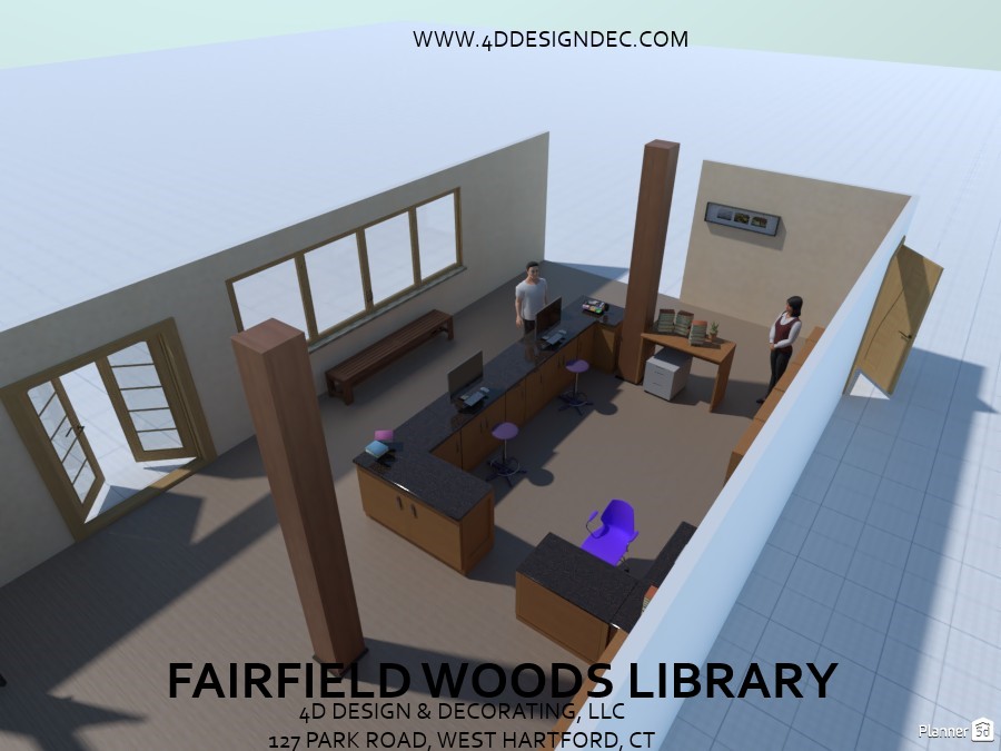 Fairfield Woods Library | INTERIOR DESIGN by 4D design